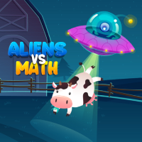 Aliens Vs Math | Play Aliens Vs Math on Stickgames.com